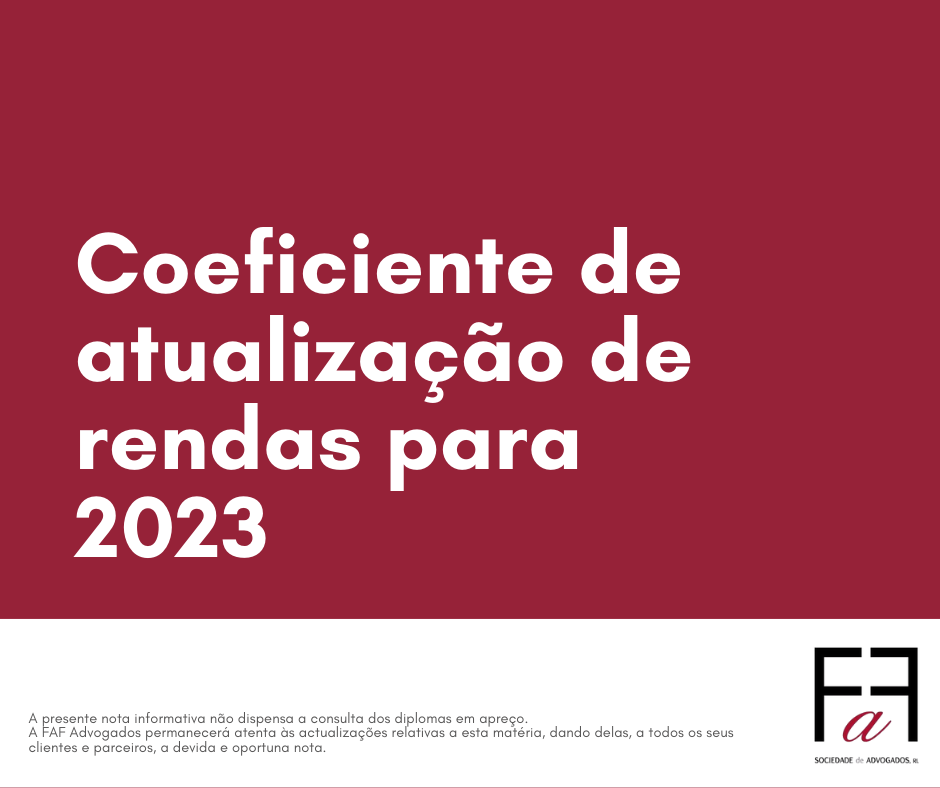 Coeficiente De Atualiza o De Rendas Para 2023 FAF Advogados Coeficiente De Atualiza o De Rendas Para 2023 FAF Advogados